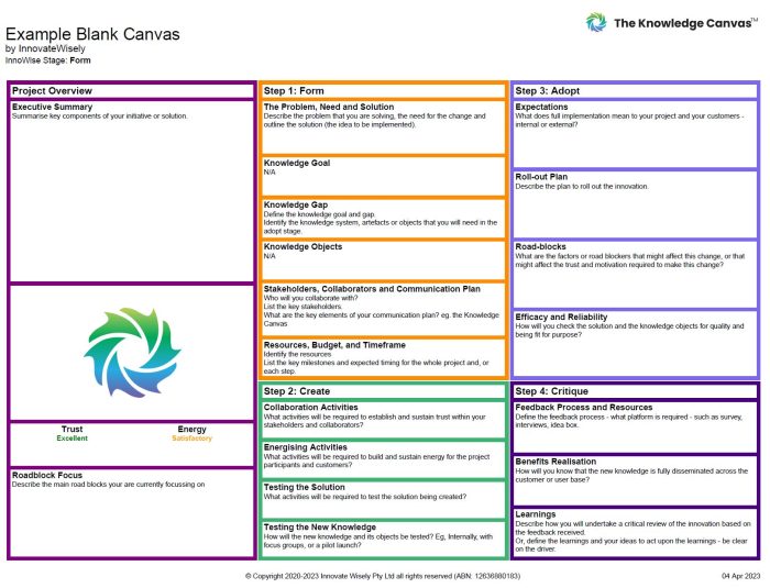 Knowledge Canvas Premium - Innovate Wisely Pty Ltd